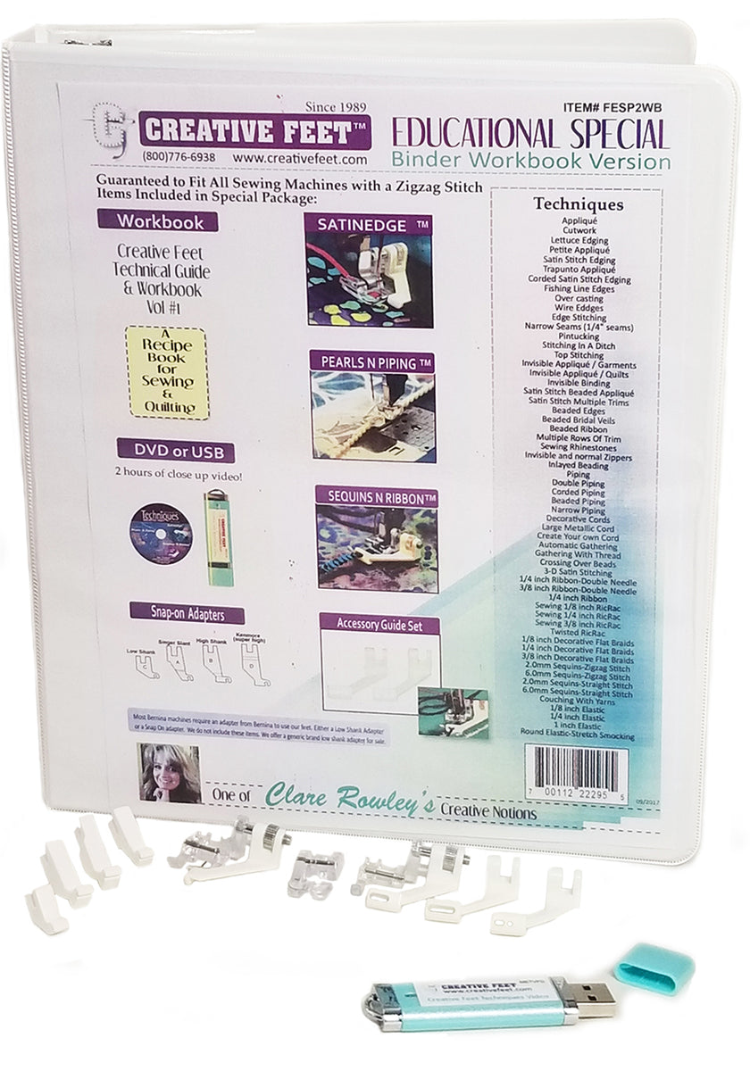 Creative Feet Sewing Machine Feet - Educational Special